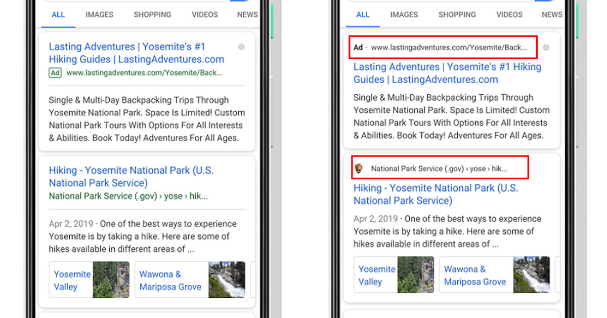 Google Search - New design | Webtrails Digital Innovation Agency